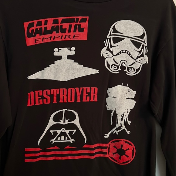 Star Wars | Shirts | Star Wars Galactic Empire Destroyer Black Long ...
